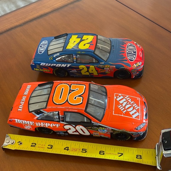 Toys | Two Metal Race Cars Chevrolet Impala Dupont 24 Toyota Home Depot ...